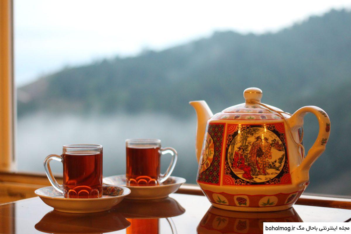 عکس چای و قوری در طبیعت ️ [ بهترین تصاویر ]