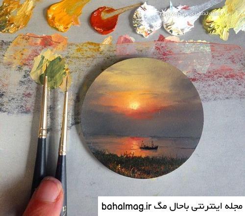 ایده برای نقاشی روی بوم کوچک ️ بهترین تصاویر