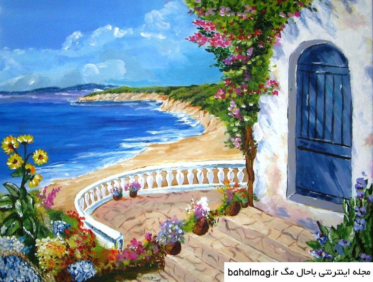 ایده برای نقاشی طبیعت ️ بهترین تصاویر