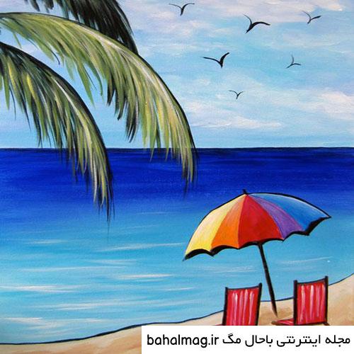 ایده نقاشی طبیعت ️ بهترین تصاویر