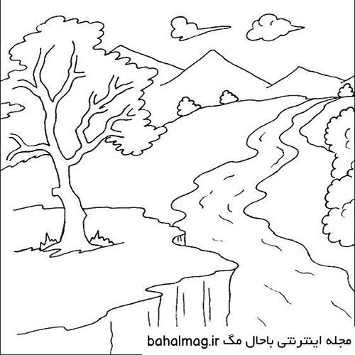 ایده نقاشی طبیعت ️ بهترین تصاویر
