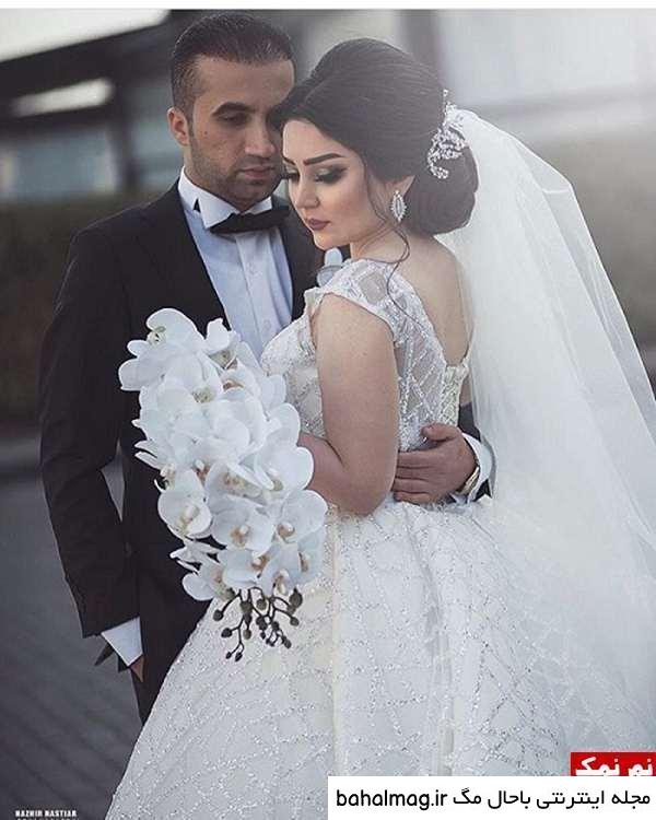 زیباترین ژست های عکس عروس و داماد ️ بهترین تصاویر