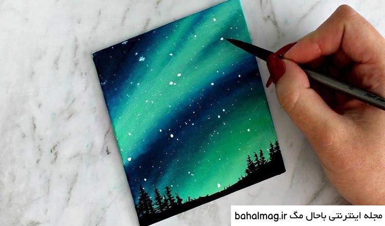 طرح برای نقاشی روی بوم ساده ️ بهترین تصاویر