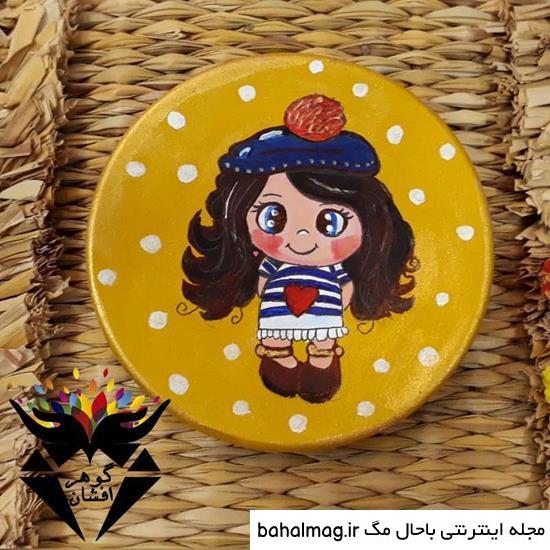 طرح فانتزی نقاشی روی سفال ️ بهترین تصاویر