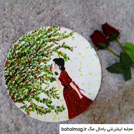 طرح فانتزی نقاشی روی سفال ️ بهترین تصاویر