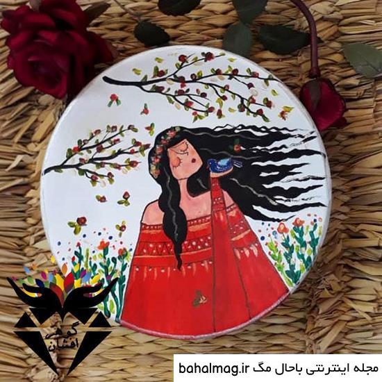 طرح فانتزی نقاشی روی سفال ️ بهترین تصاویر