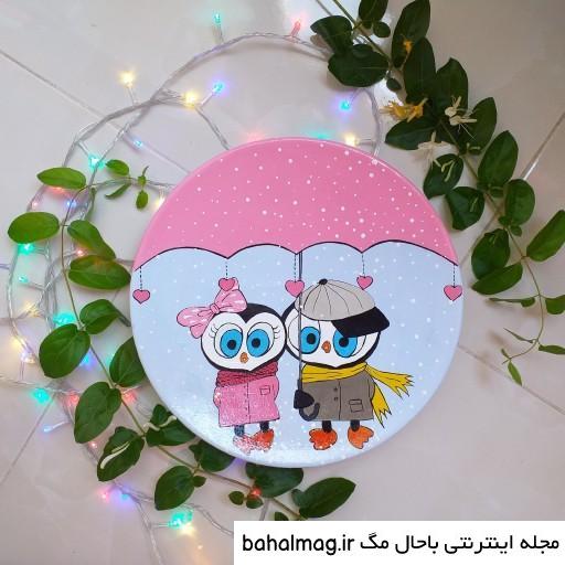 طرح فانتزی نقاشی روی سفال ️ بهترین تصاویر