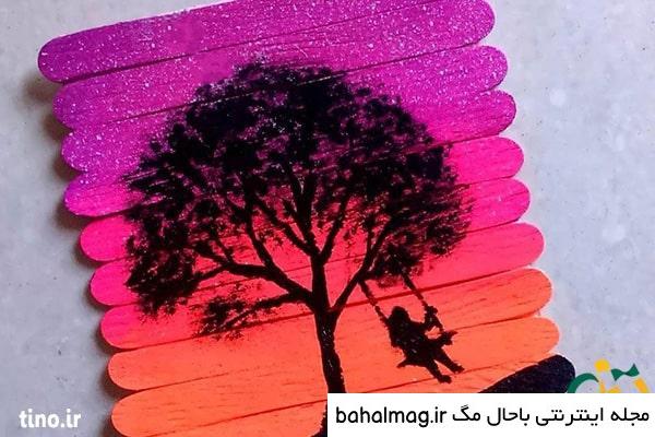 طرح نقاشی روی بوم آسان ️ بهترین تصاویر