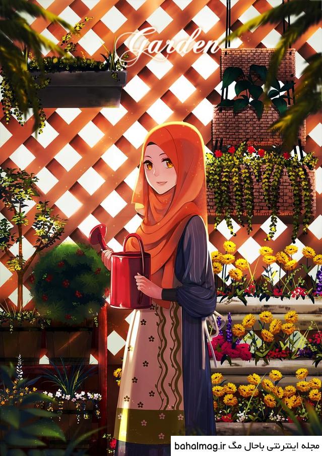 عکس با حجاب دخترانه فانتزی ️ بهترین تصاویر