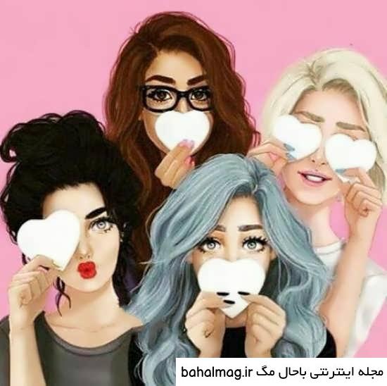 عکس دخترانه دوستانه سه نفره ️ بهترین تصاویر