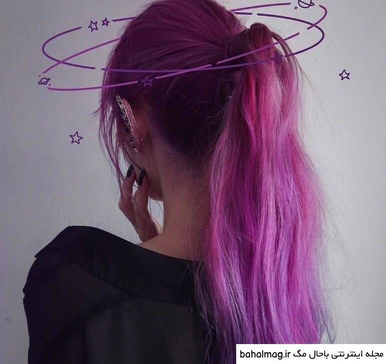 عکس دخترانه رنگ بنفش ️ بهترین تصاویر