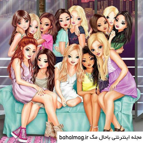 عکس شش نفره دوستانه دخترانه ️ بهترین تصاویر