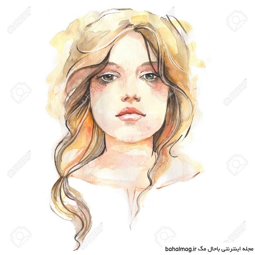 عکس نقاشی دخترانه فانتزی ️ بهترین تصاویر