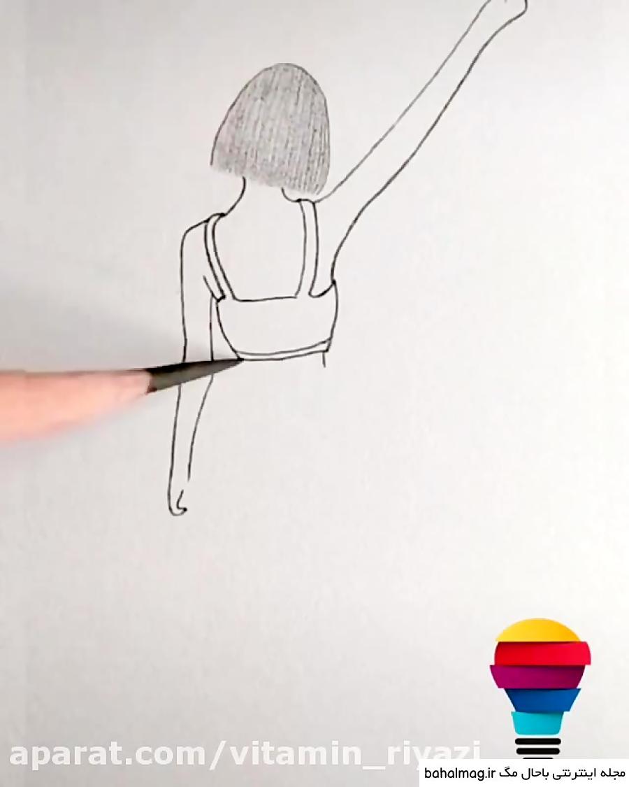 عکس نقاشی دخترانه ی زیبا ️ بهترین تصاویر