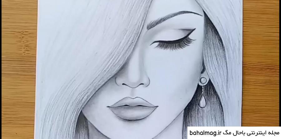 عکس نقاشی دخترانه ی زیبا ️ بهترین تصاویر