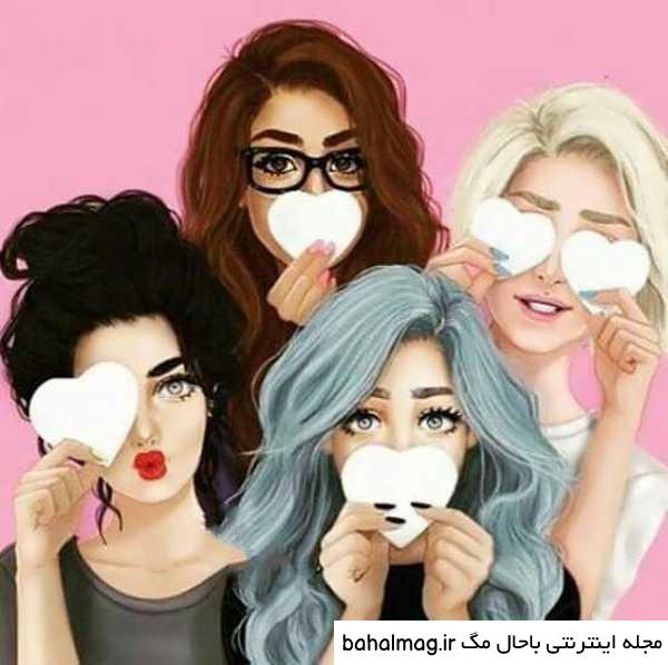 عکس پروفایل اکیپ پنج نفره دخترانه فانتزی ️ بهترین تصاویر