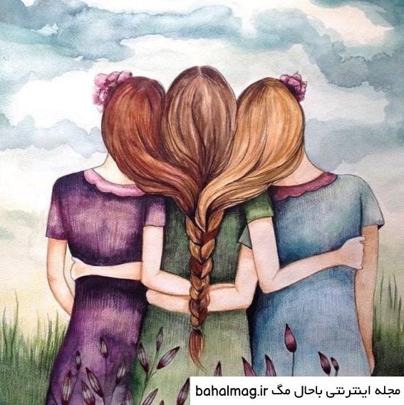 عکس پنج نفره دوستانه دخترانه ️ بهترین تصاویر