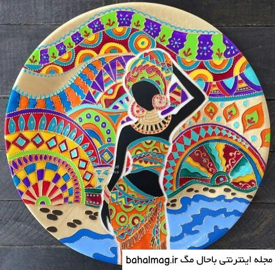 مدل نقاشی روی سفال و ظروف ️ بهترین تصاویر