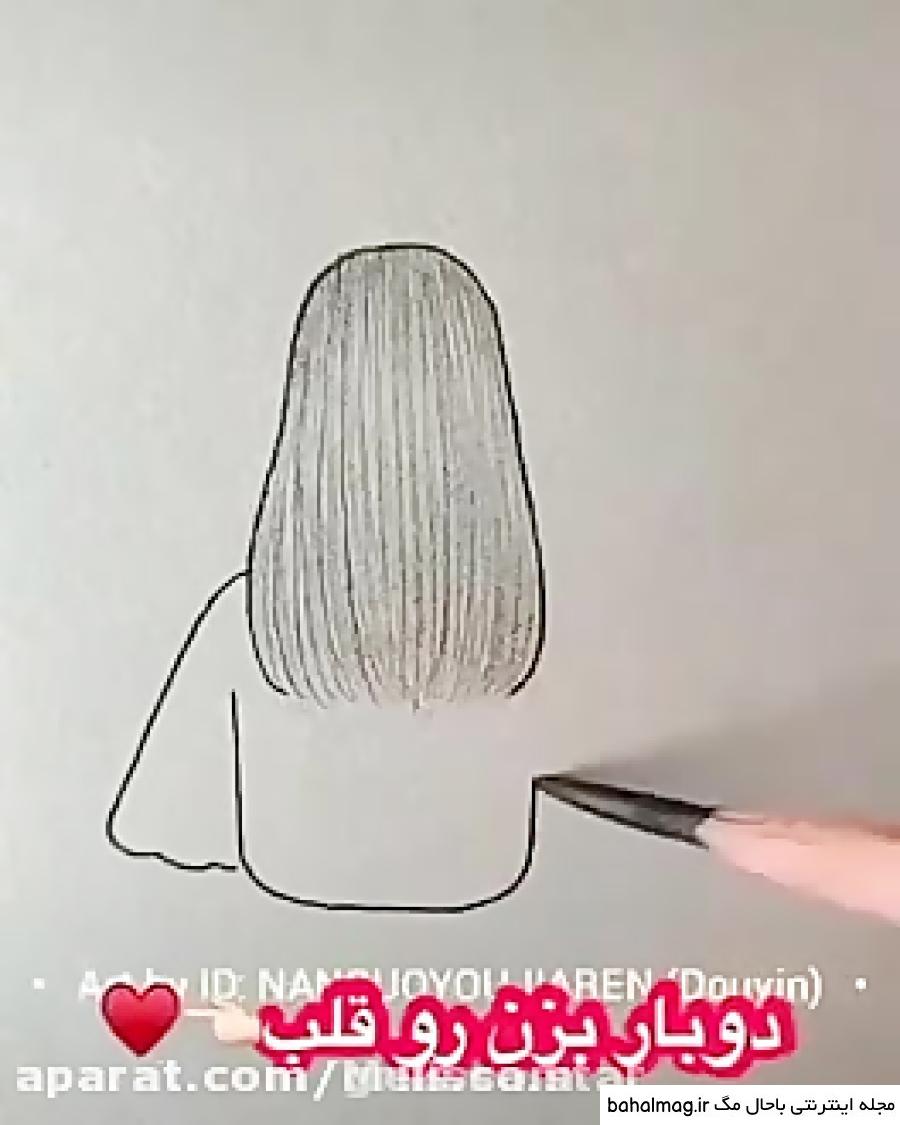 نقاشی دخترانه خیلی آسان ️ بهترین تصاویر