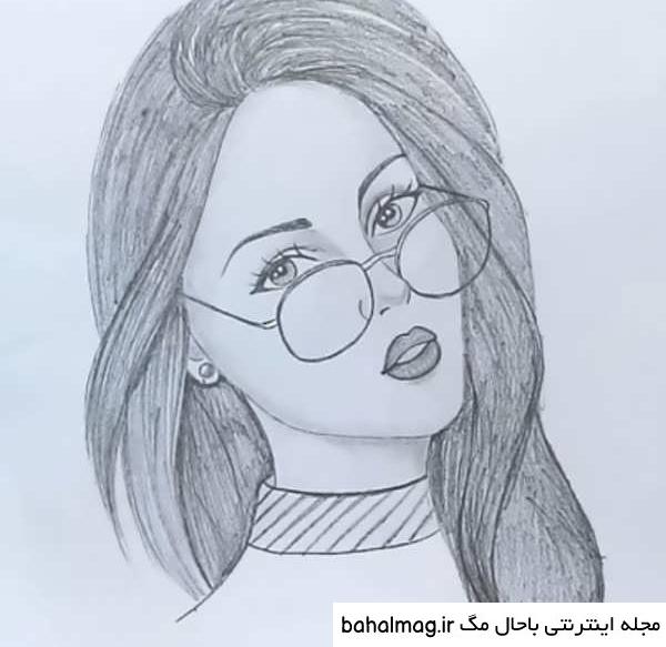 نقاشی دخترانه سخت ️ بهترین تصاویر