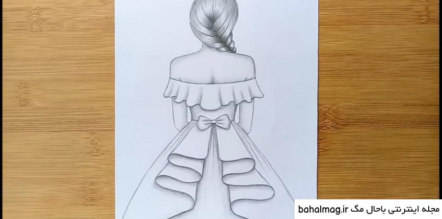 نقاشی دخترانه شیک و آسان ️ بهترین تصاویر