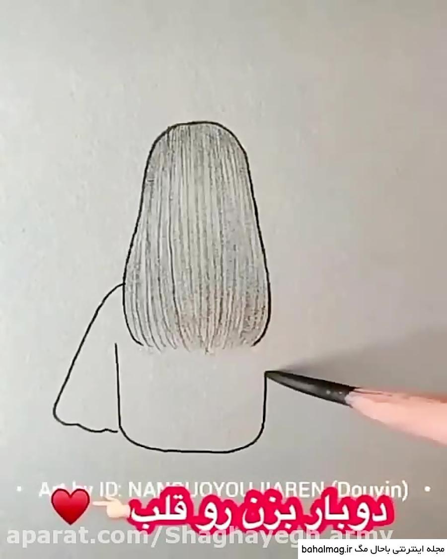 نقاشی دخترانه ی جدید ️ بهترین تصاویر