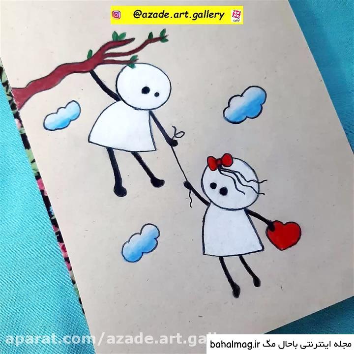 نقاشی فانتزی آسان ️ بهترین تصاویر