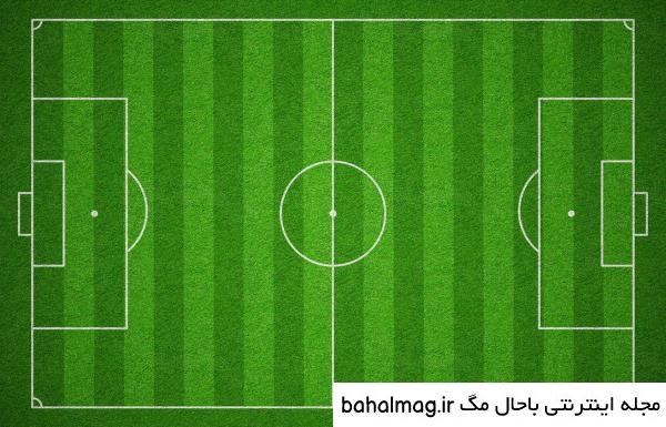 نقاشی کودکانه زمین فوتبال ️ بهترین تصاویر
