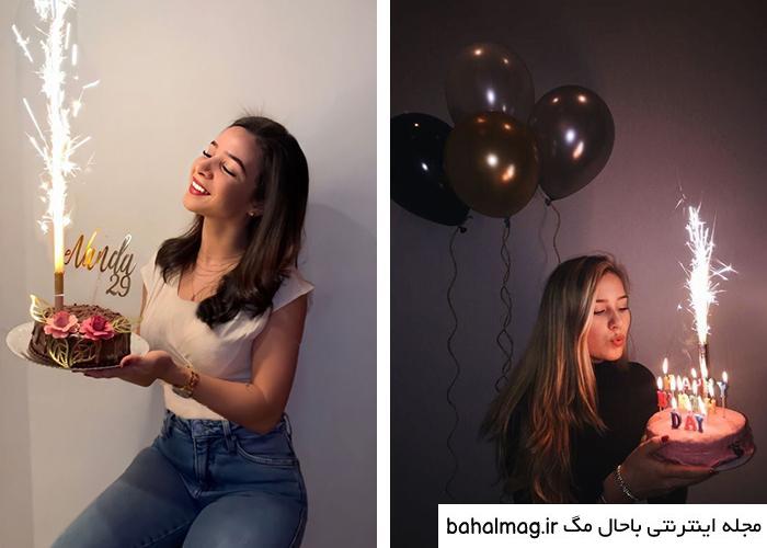 ژست عکس تولد در منزل ️ بهترین تصاویر