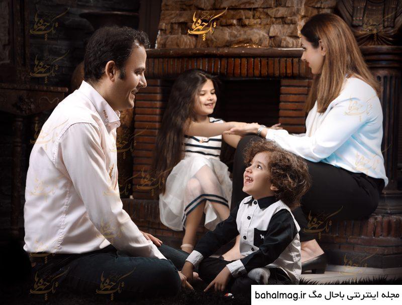 ژست عکس خانوادگی در آتلیه ️ بهترین تصاویر