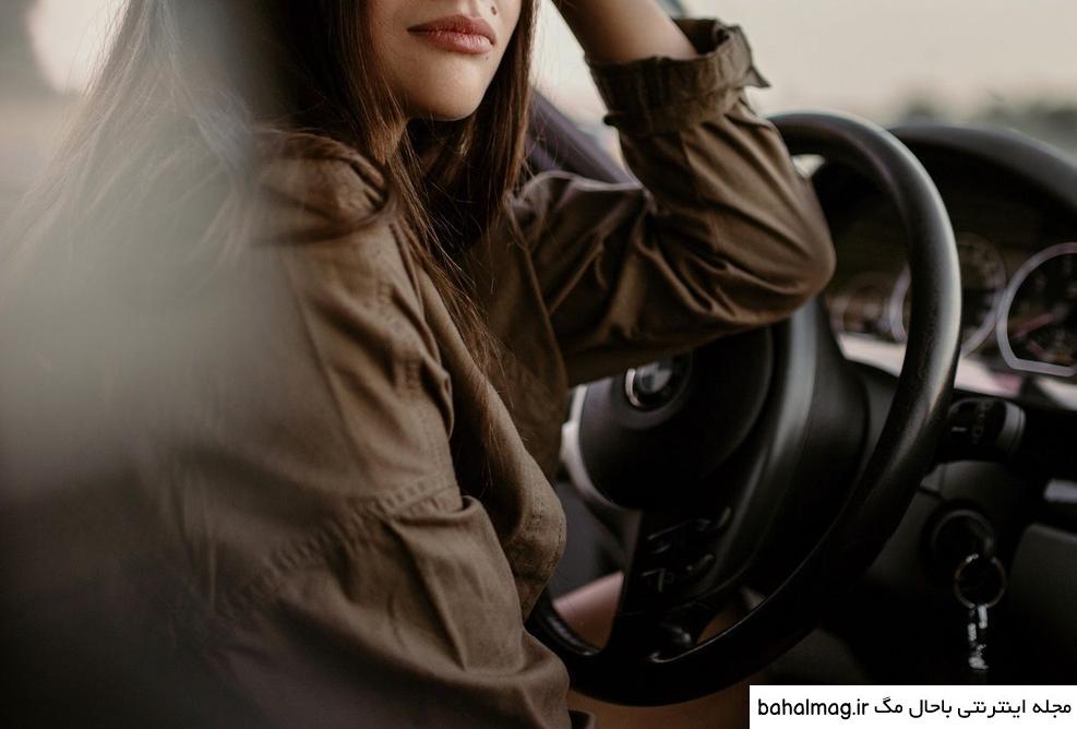ژست عکس دختر با ماشین ️ [ بهترین تصاویر ]