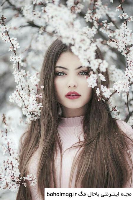 ژست عکس دختر خوشگل برای پروفایل ️ بهترین تصاویر