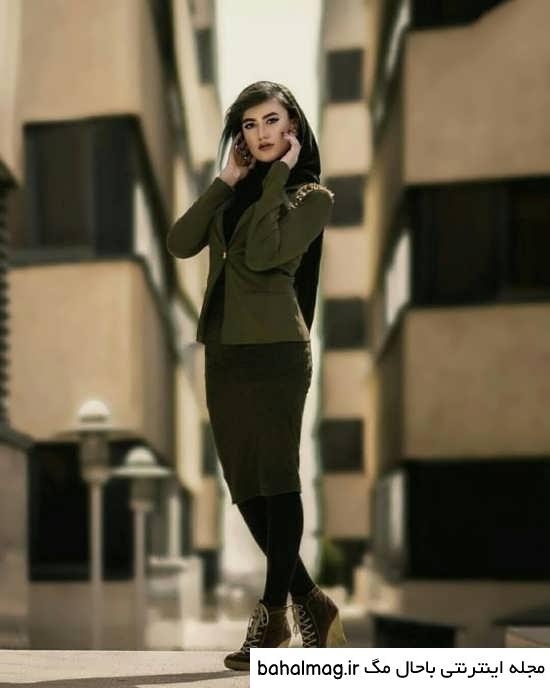 ژست عکس دخترانه ایستاده ️ بهترین تصاویر
