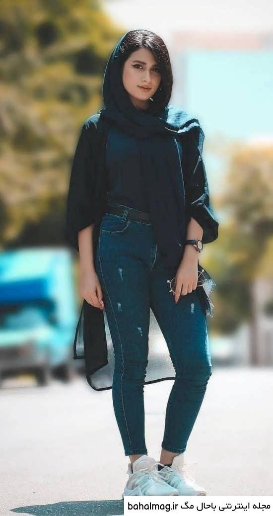 ژست عکس دخترانه ایستاده ️ بهترین تصاویر