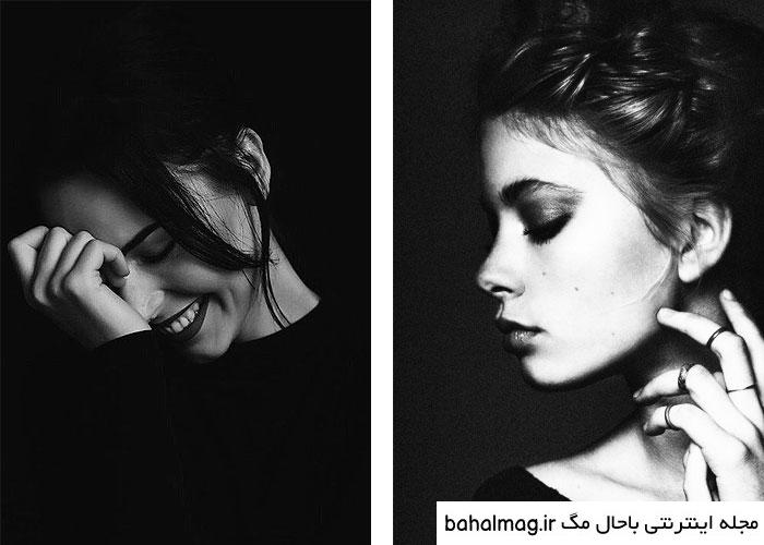 ژست عکس دخترانه در آتلیه ️ [ بهترین تصاویر ]