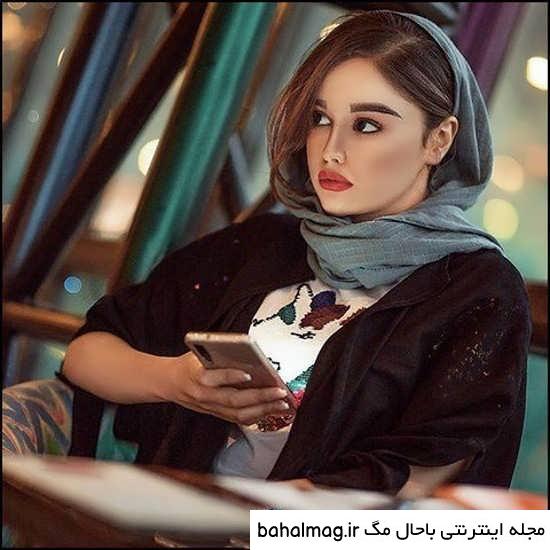 ژست عکس دخترانه در کافه ️ بهترین تصاویر
