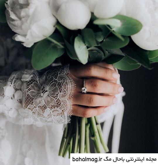 ژست عکس دسته گل ️ بهترین تصاویر